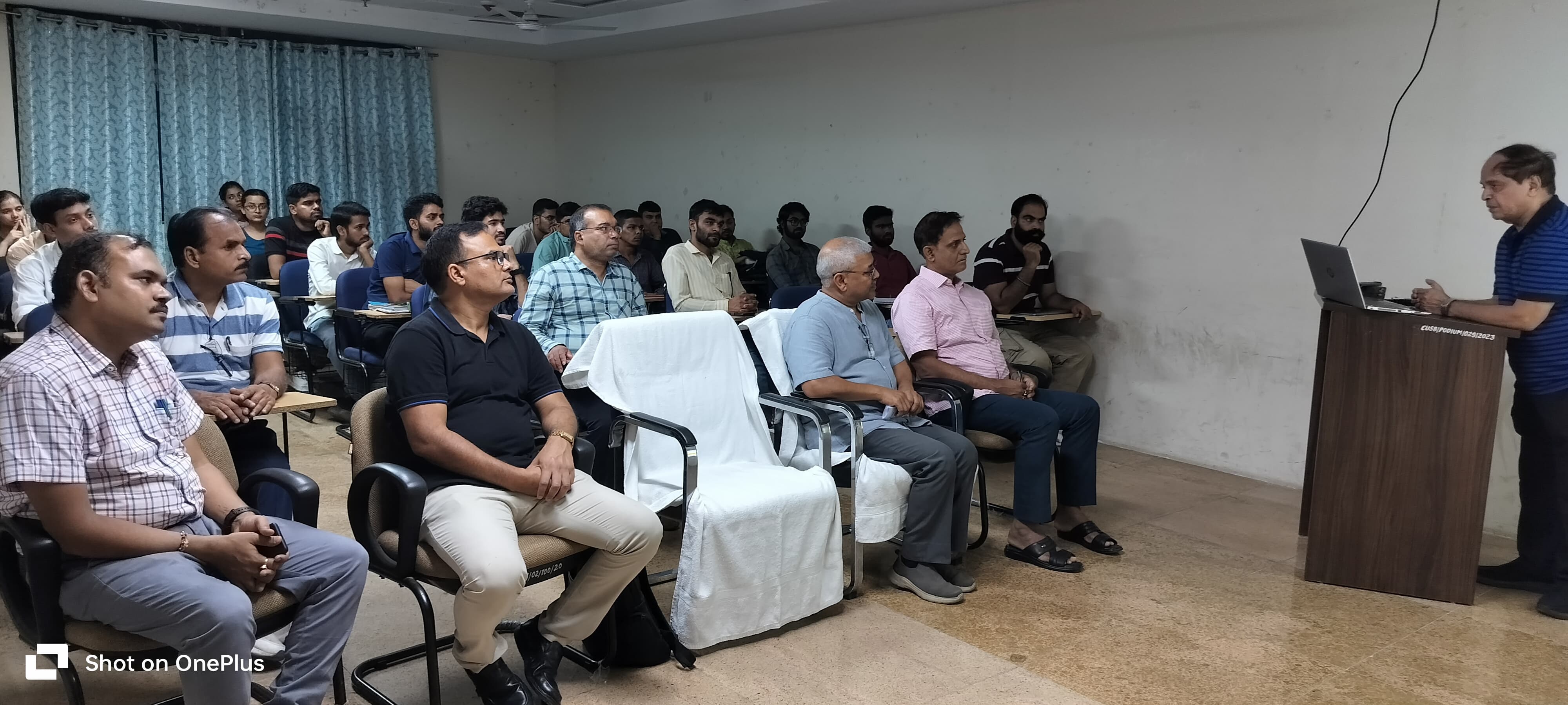 Guest Lecture by Prof. Avinash Khare, Former Vice Chancellor, Sikkim University at CUSB, May 20 ...